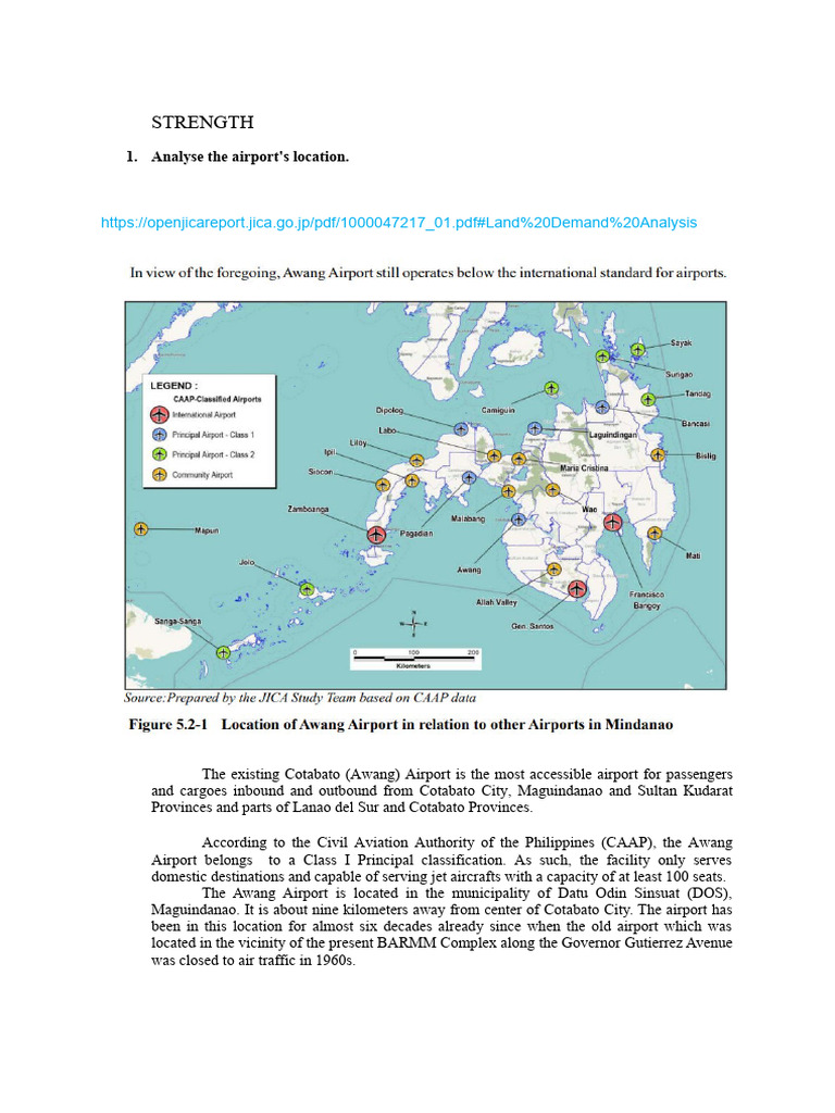 Swot Cotabato | PDF | Airport | Transport