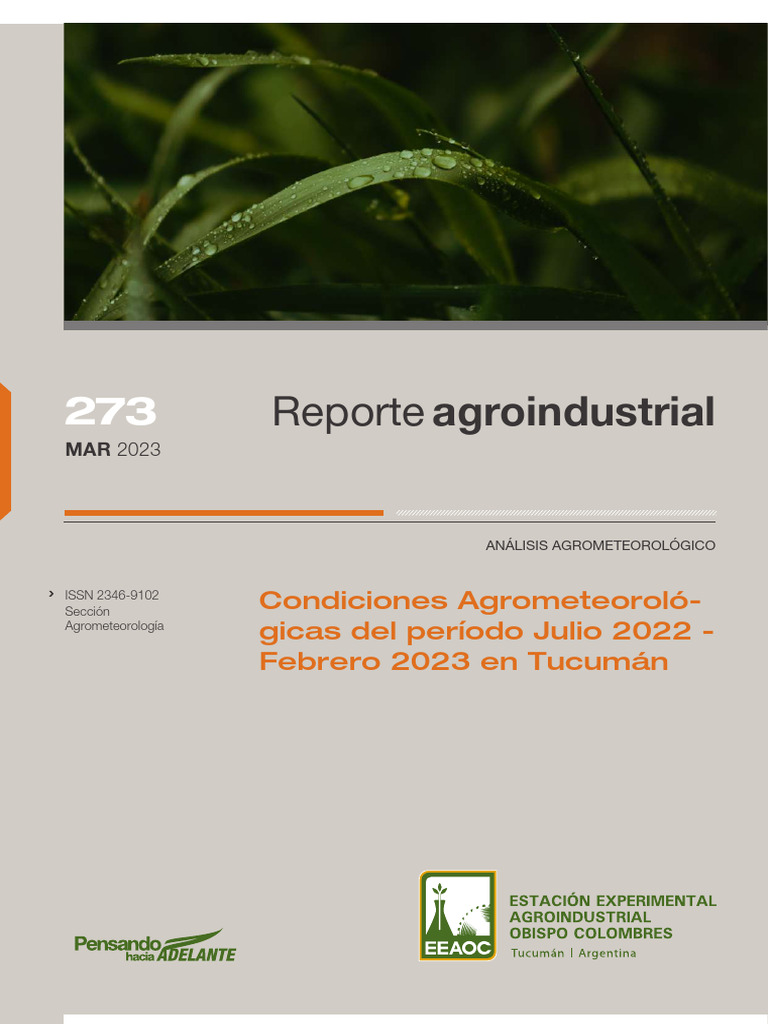 RA-273-Final 22-23 | PDF | Precipitación | Hidrología