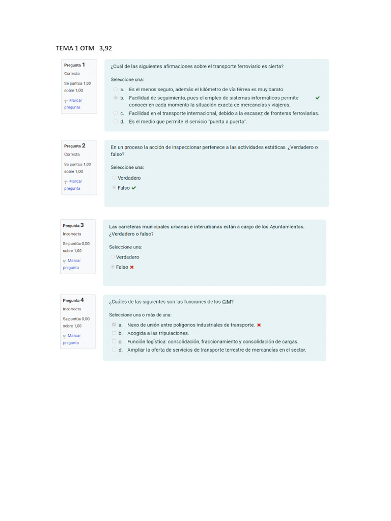 EXAMEN TODOS LOS TEMAS OTM HASTA EL TEMA 3 | PDF