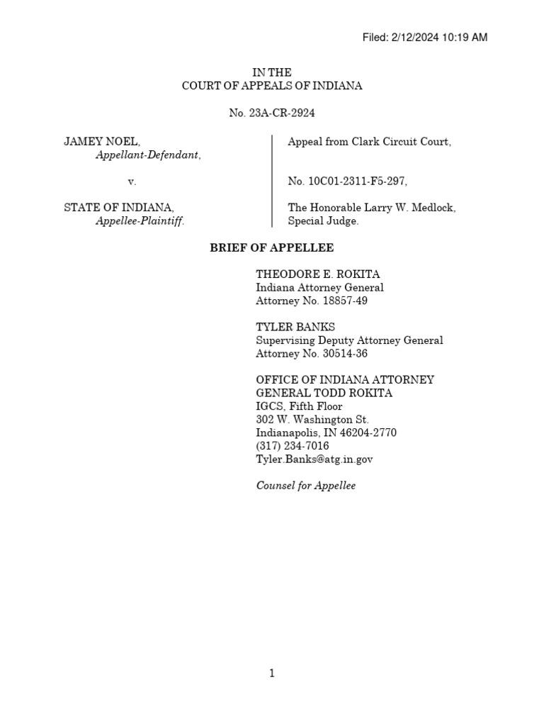 Brief - Appellee | PDF | Bail | Mootness