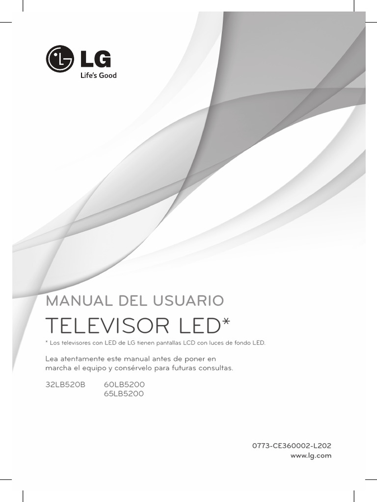 LG Spanish Manual - 8-6 (RC Following Mexico Request) | PDF | Hdmi | Enchufes y tomas de ...