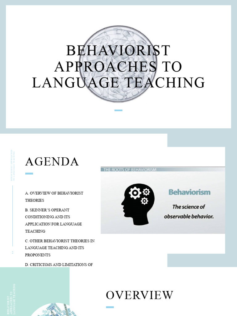 Behaviorist Language Teaching Methods | PDF | Behaviorism | Theory Of Mind