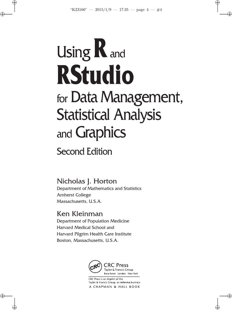 Using R and RStudio For Data Management | PDF | Matrix (Mathematics) | Regression Analysis