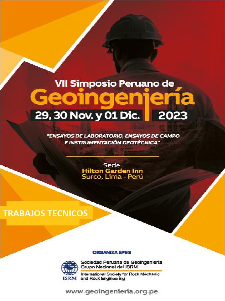 VII Simposio Peruano de Geoingenieria Trabajos Tecnicos Final | PDF | Aluminio | Líquidos