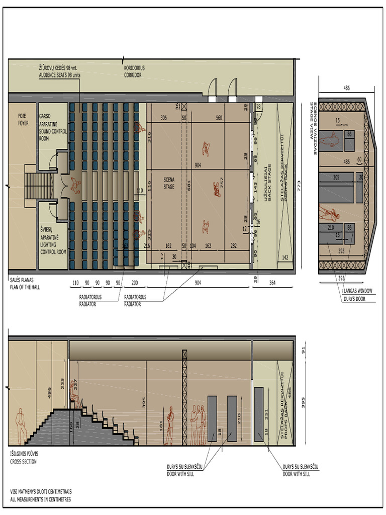 Plan of The Hall-1 | PDF