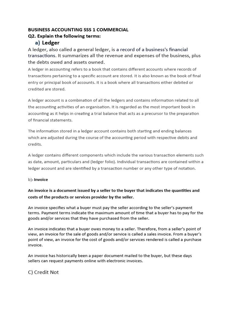 Assignment | PDF | Invoice | Debits And Credits