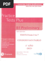 B1 Preliminary For Schools Trainer 2 - Answer Keys | PDF