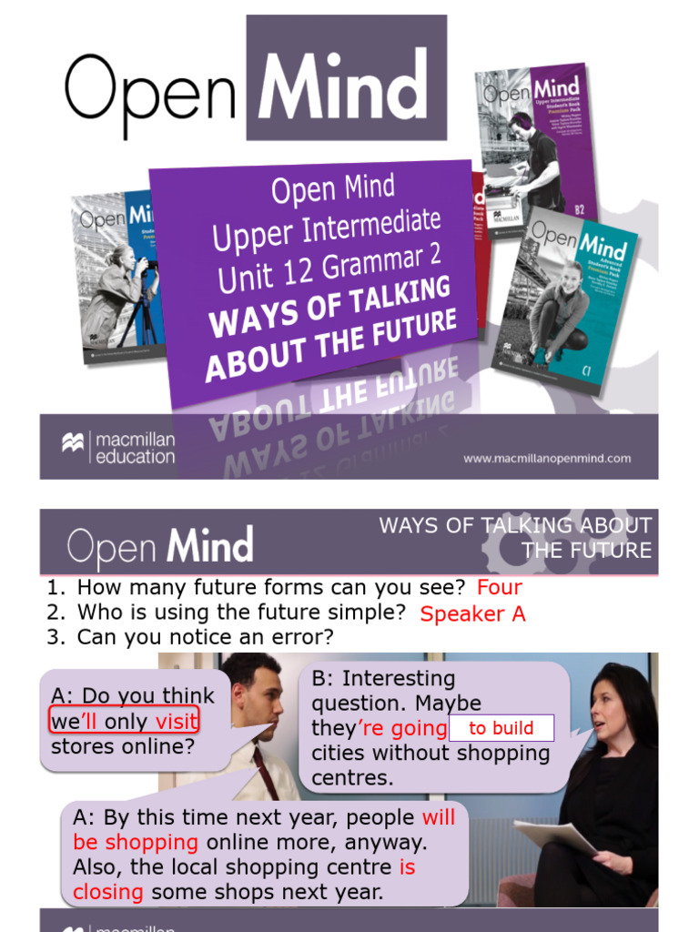 Open Mind Upper Intermediate Unit 12 Grammar 2 | PDF | Human Communication