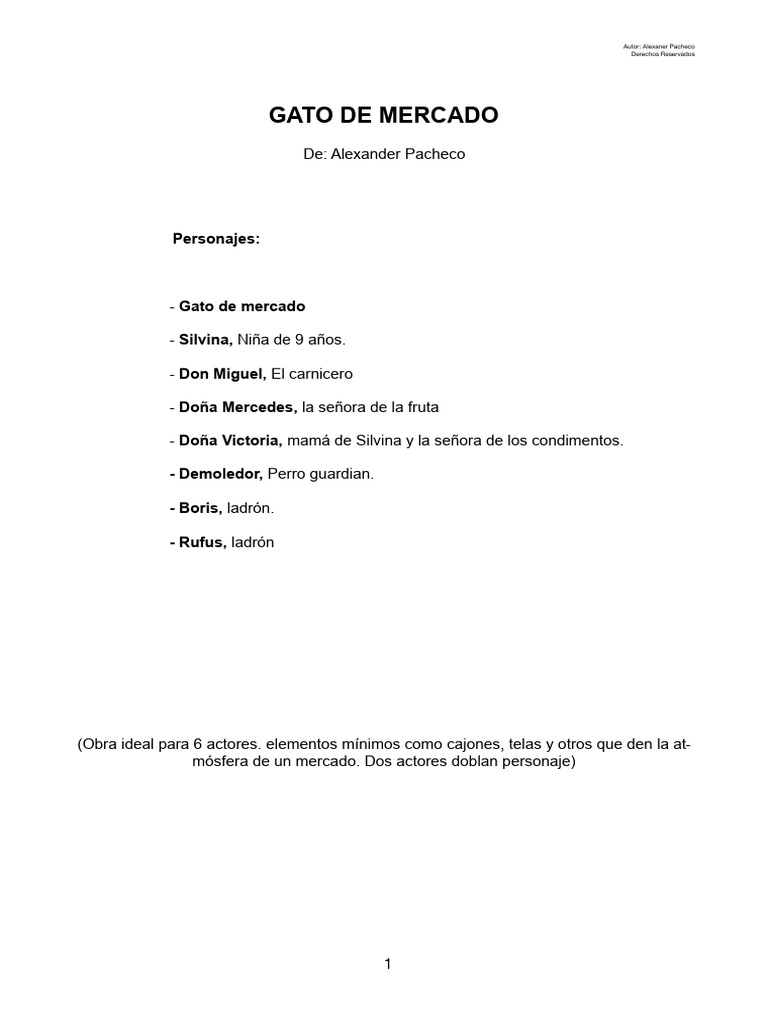Gato de Mercado 2018 | PDF | Gatos | Animales y humanos