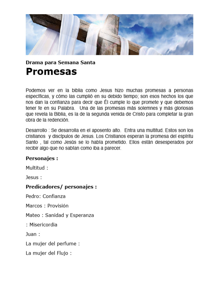 Promesas de Fe y Redención | PDF | Jesús | San Pedro