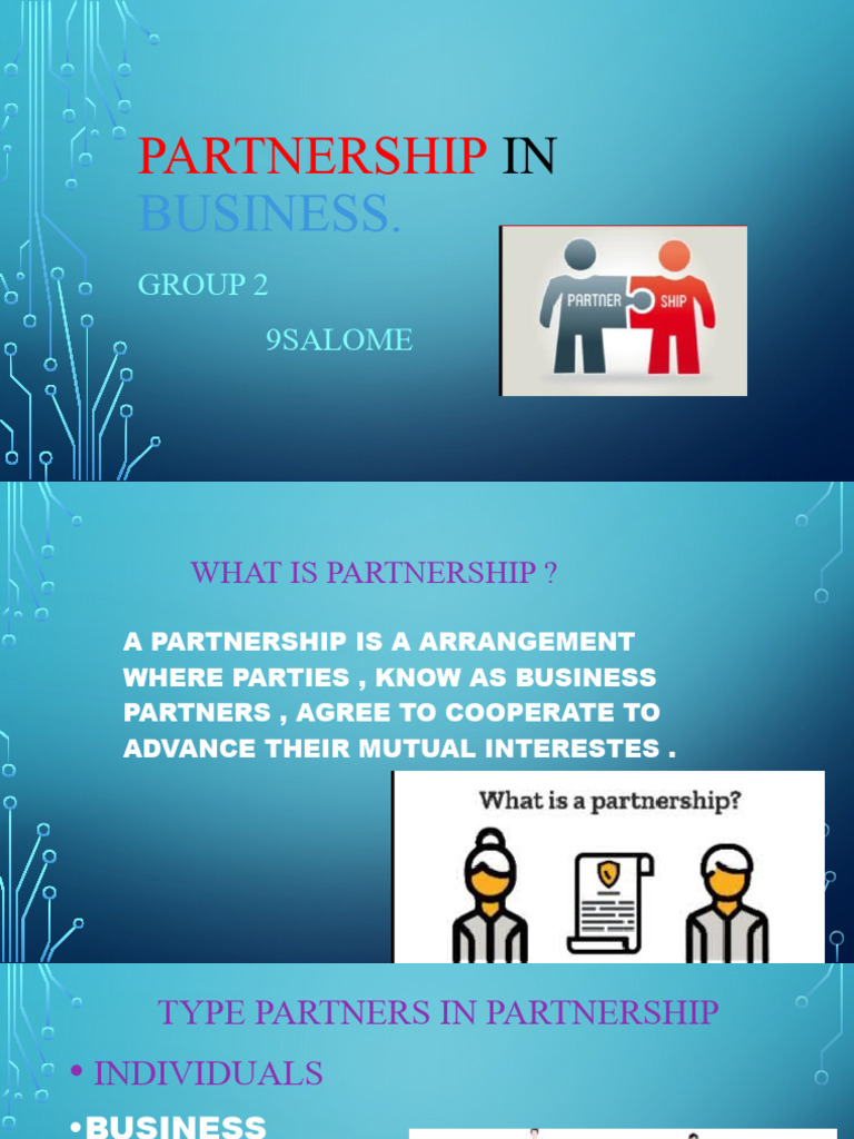 Understanding Business Partnerships | PDF | Partnership | Loans