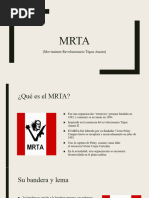 Historia del MRTA en Perú: Orígenes y Legado | PDF | Guerra de ...