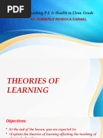 Kohler'S Theory of Learning | PDF | Perception | Learning