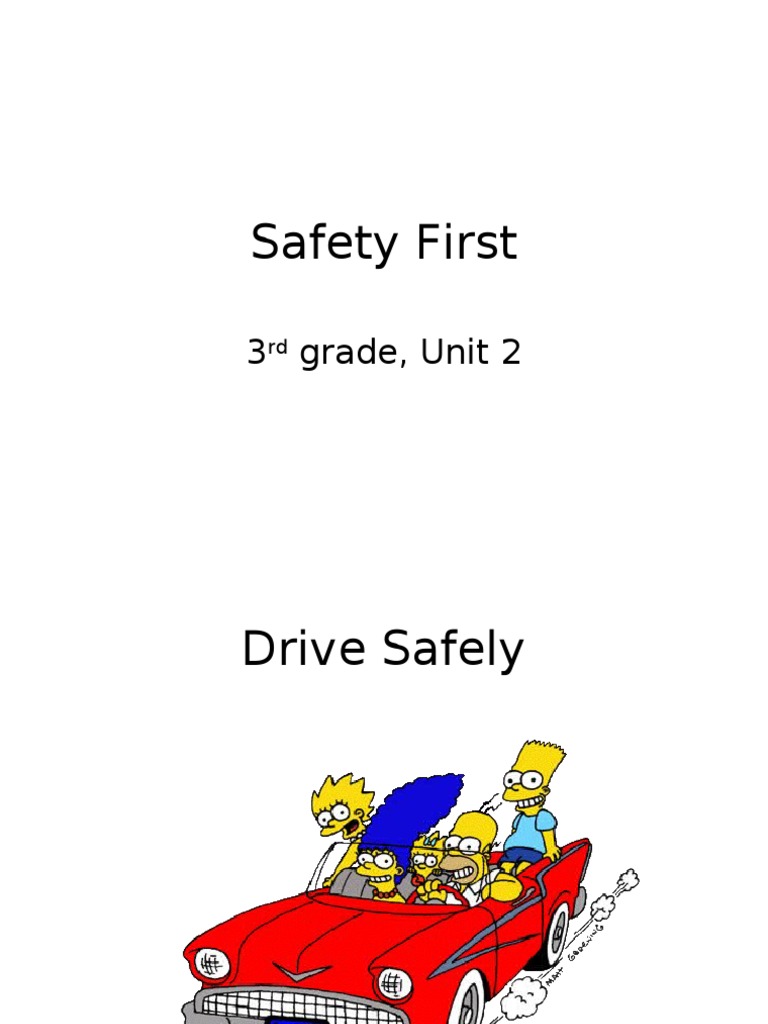 Safety First: 3 Grade, Unit 2 | PDF