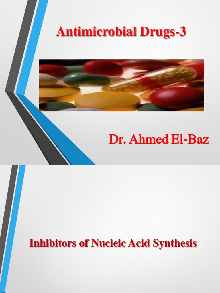 Nucleic Acid Inhibitors (Lecture 5) PDF | PDF | Biology | Drugs