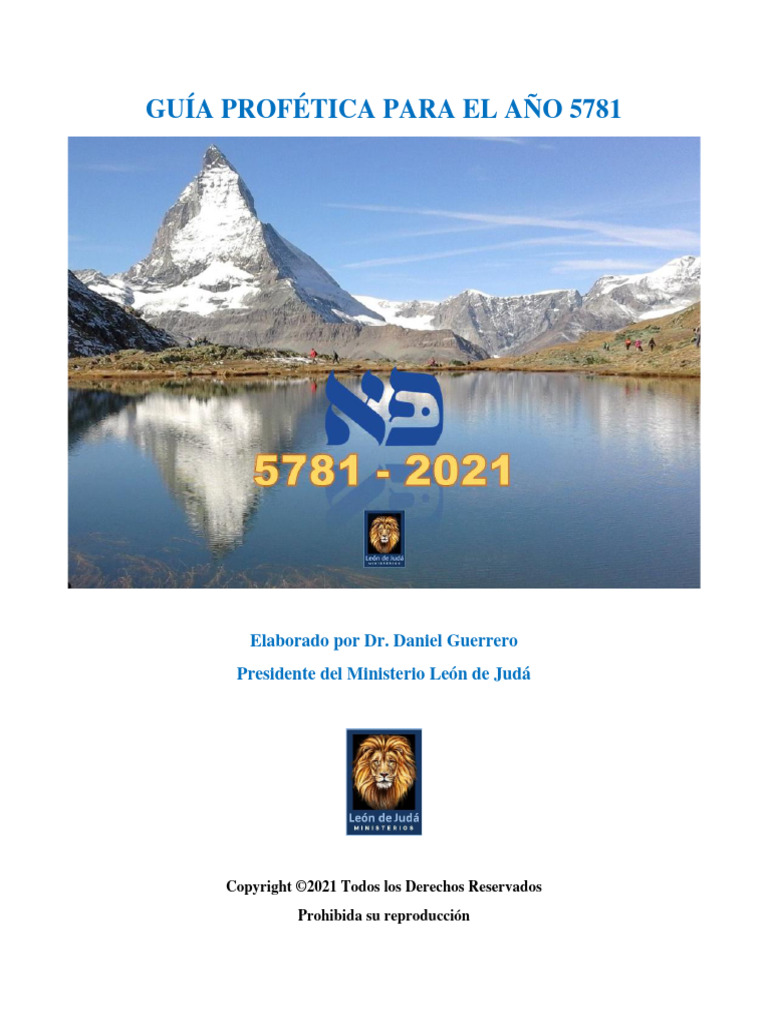 LDJ Guia Profetica para El Ano 5781 | PDF | Jesús | Dios