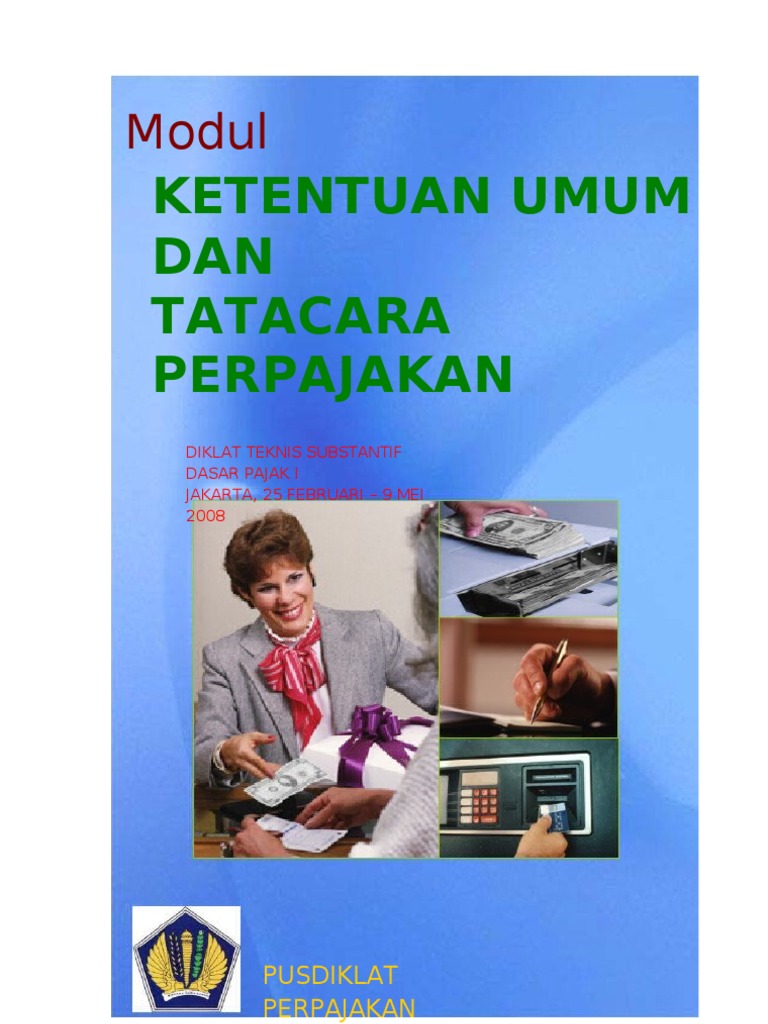 Modul Kup Dtsd Pajak Pdf