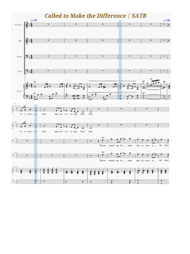 Called to Make a Difference | PDF