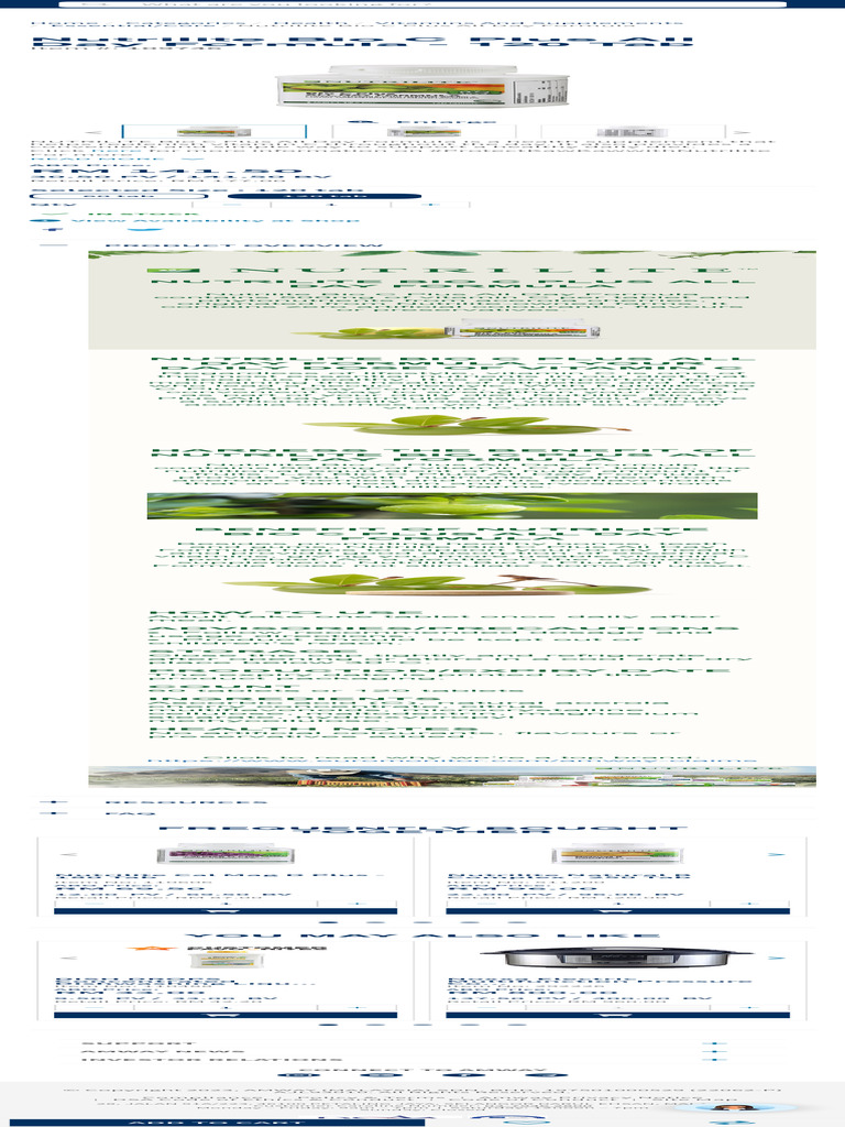 Nutrilite Bio C Plus All Day Formula 120tab A | PDF | Tablet (Pharmacy ...