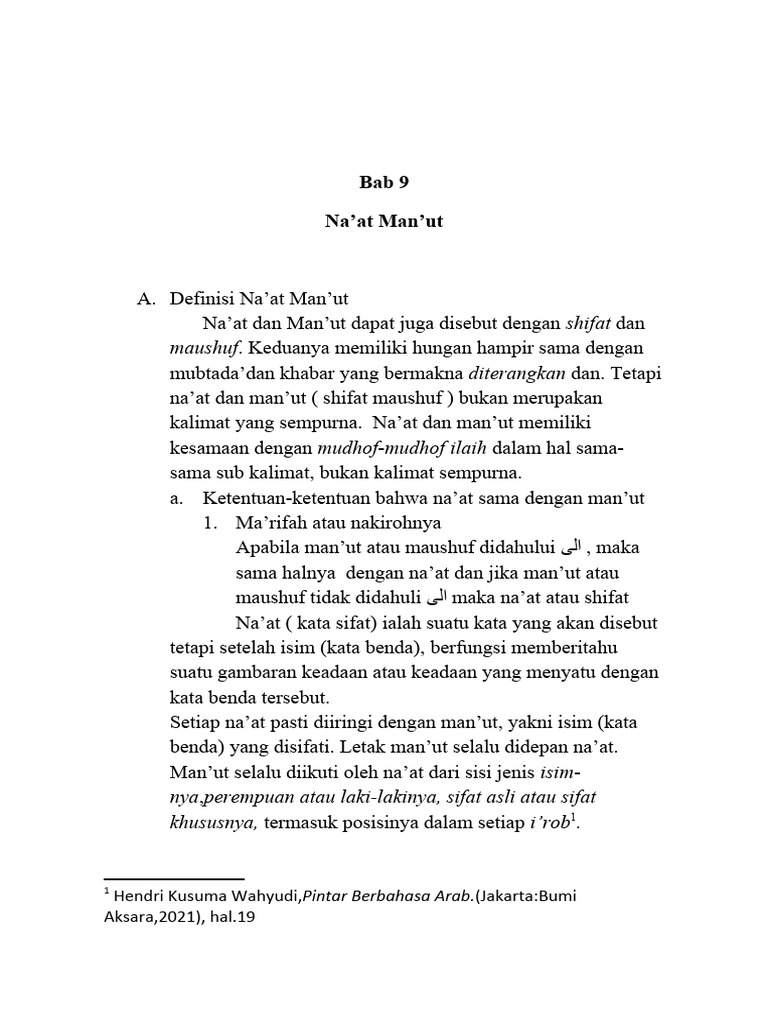 Buku Na'at Man'ut | PDF