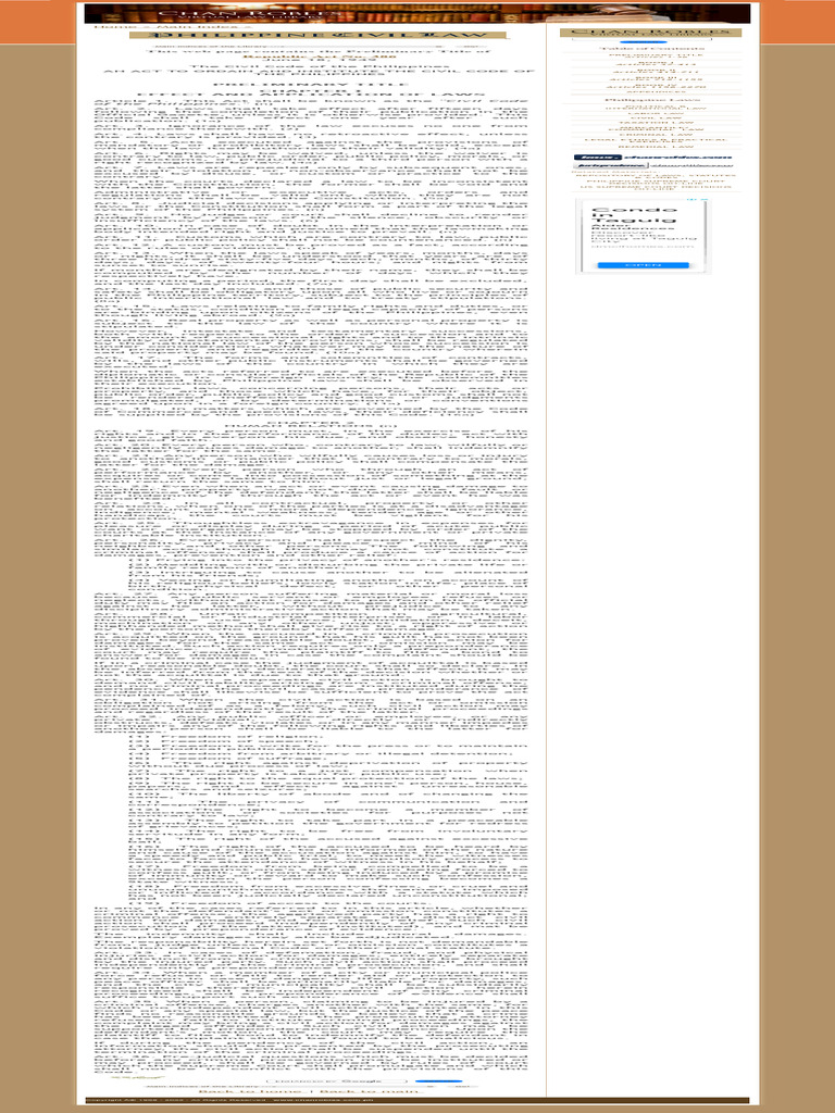 Preliminary Title (Full Text) Civil Code of The Philippines Chan Robles Virtual Law Library ...