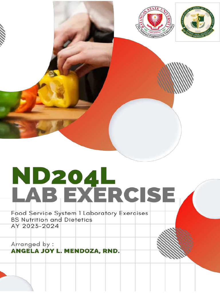 Nd204 Lab Exercise Module | PDF | Menu | Cooking