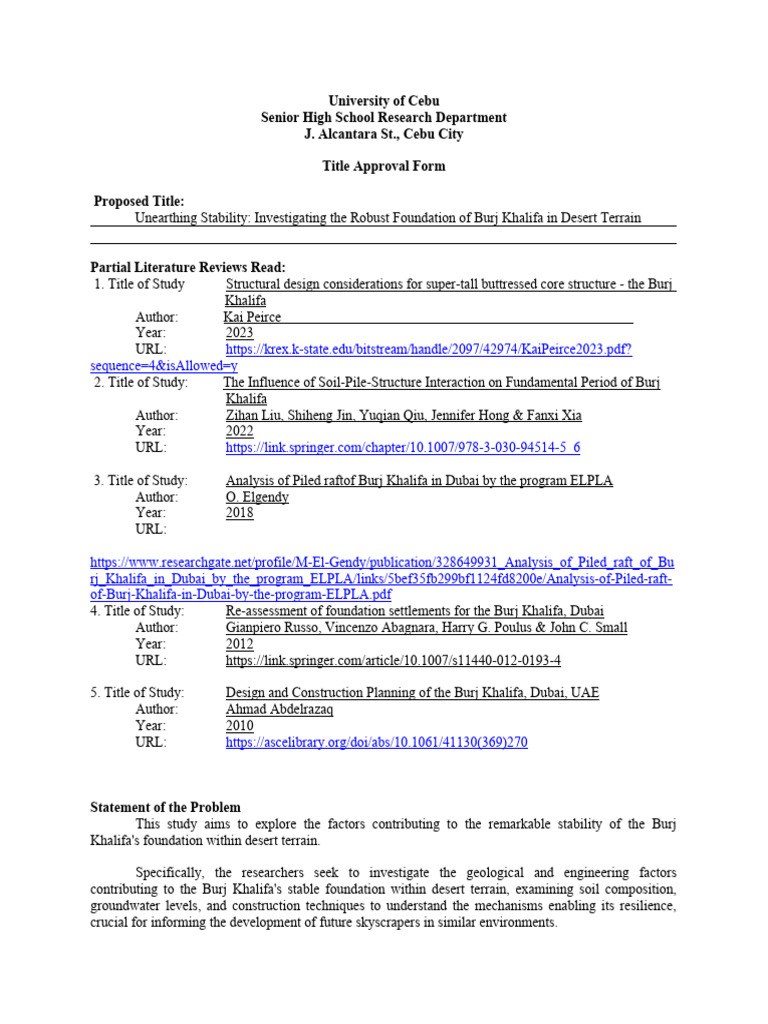 Unearthing Stability Investigating The Robust Foundation of TITLE ...