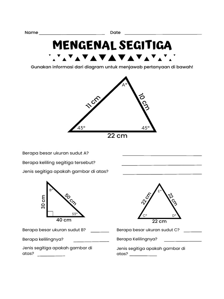 Mengenal Segitiga | PDF