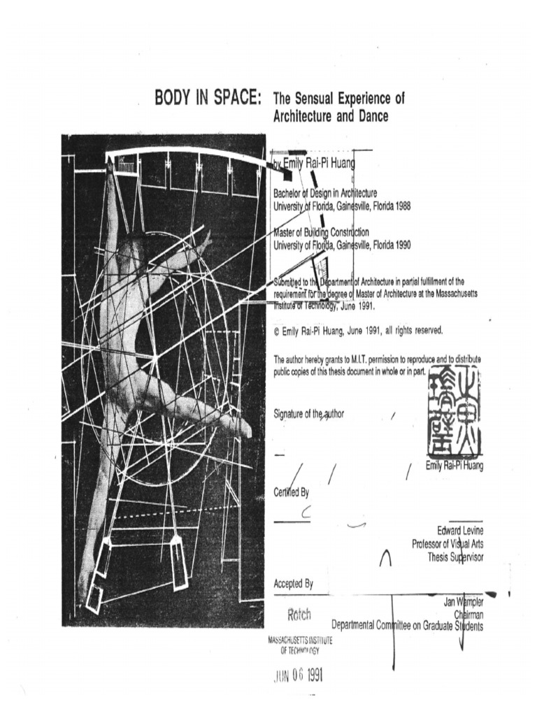 Body in Space:: Architecture and Dance | PDF | Dances | Space