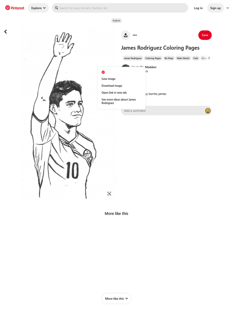 James Rodriguez Coloring Pages | PDF | Mass Media | Computing