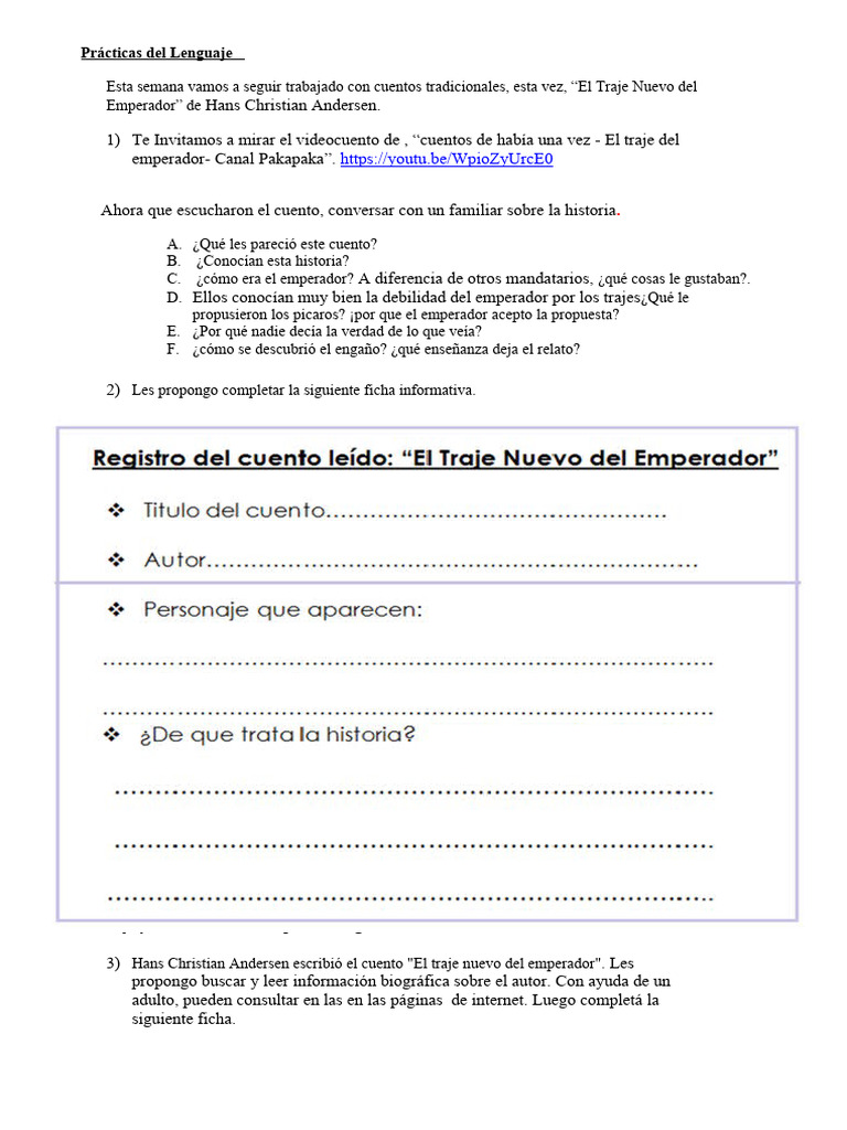 El Traje Nuevo Del Emperador | PDF