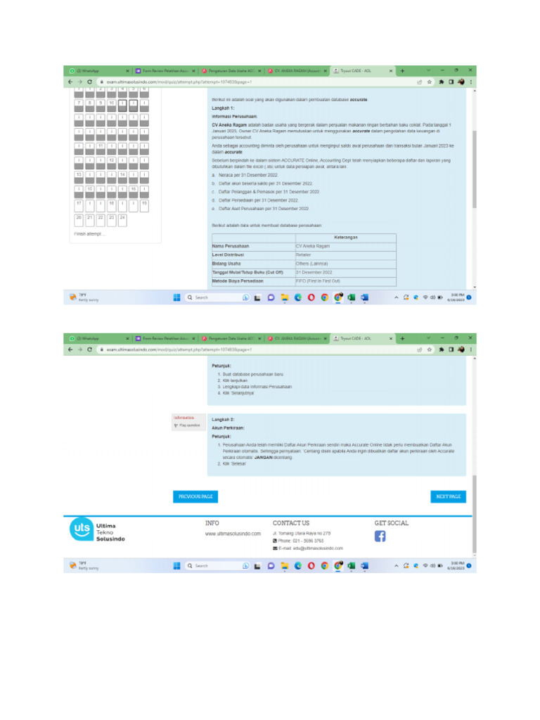 Soal Cv. Aneka Ragam | PDF