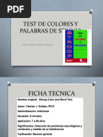 Stroop Baremos | PDF