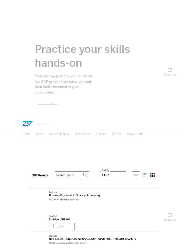 SAP Learning System Access1 | PDF | Accounts Payable | Sap Se