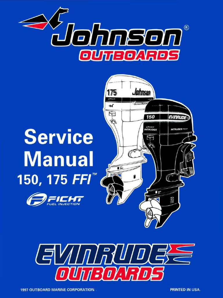 Evinrude 150 & 175 FFI (Ficht) OEM Service Manual 520211 | PDF ...
