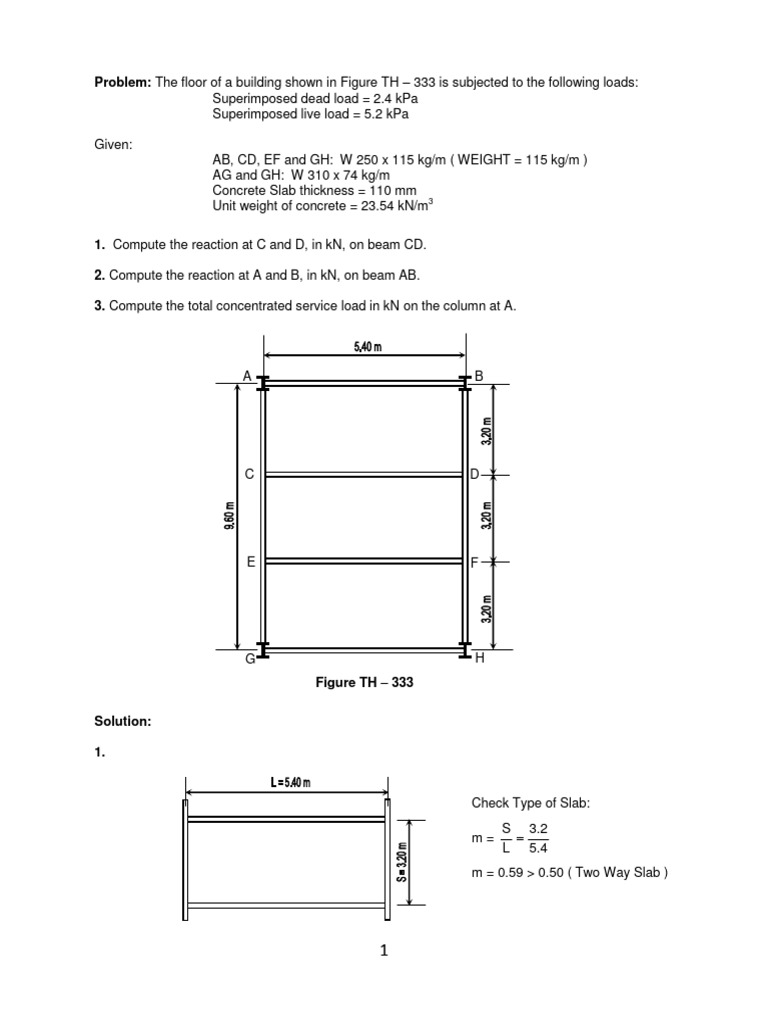 (1.2) Transmission of Loads | PDF | Beam (Structure) | Structural Engineering