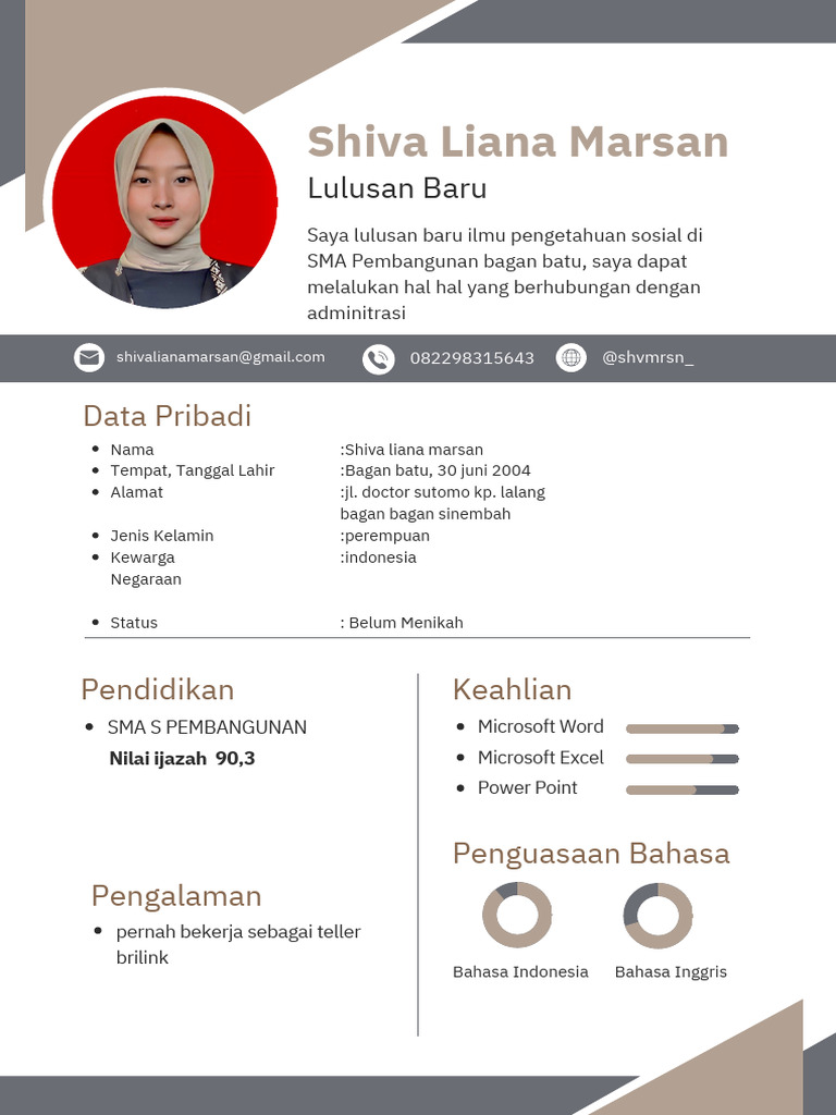 CV Shiva Liana Marsan | PDF