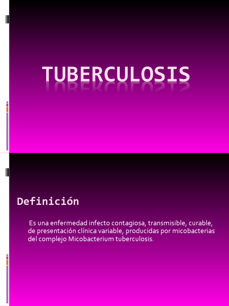 Exposicion TB | PDF | Tuberculosis | Mycobacterium