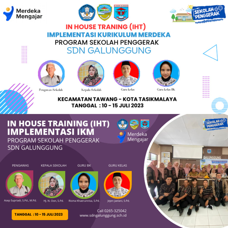 Banner Iht Sekolah Penggerak | PDF