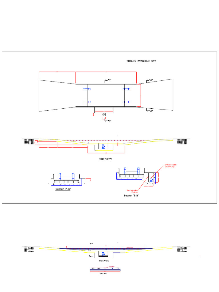 Sample Wheel Washing Bay Details (DOHA Metro Goldline Project) | PDF