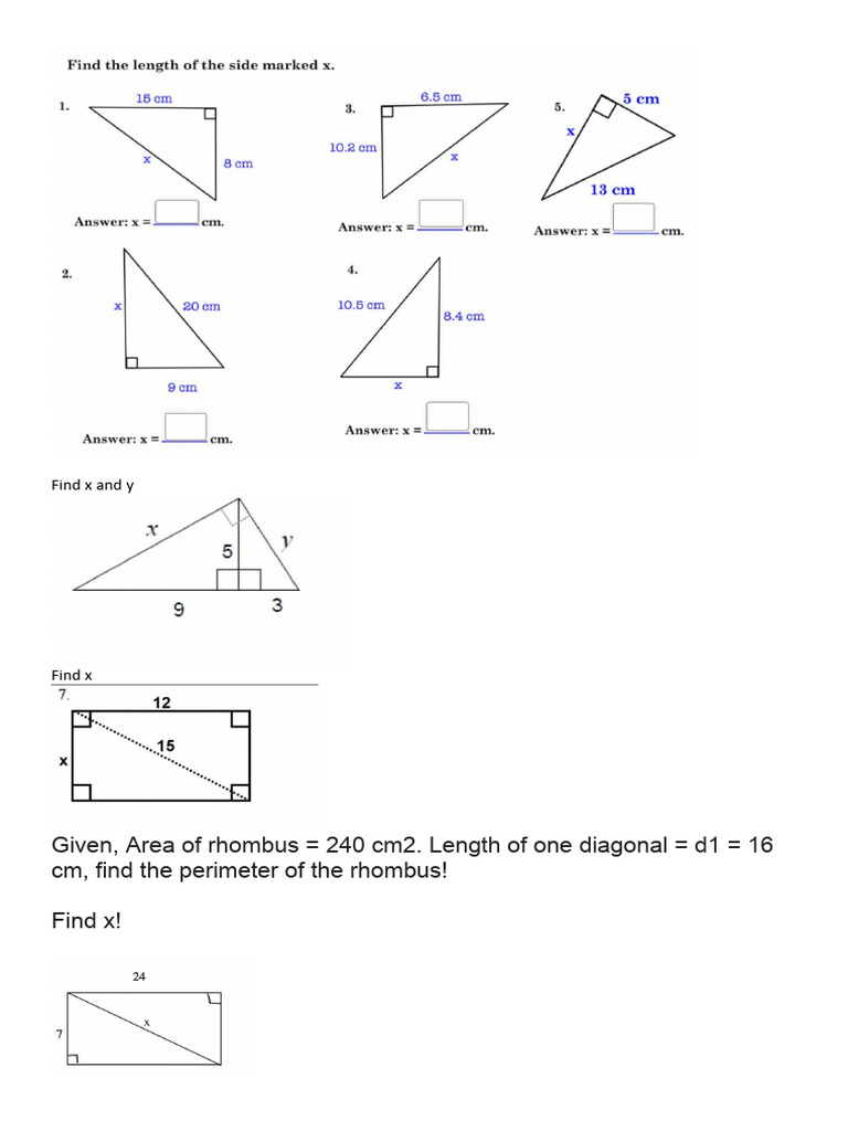 Latihan Soal Math- Grade 8 | PDF
