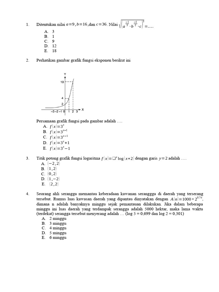 Soal Matematika dan Fisika Tingkat Lanjut | PDF