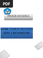 Program Kerja Anbk 2024-2025 | PDF