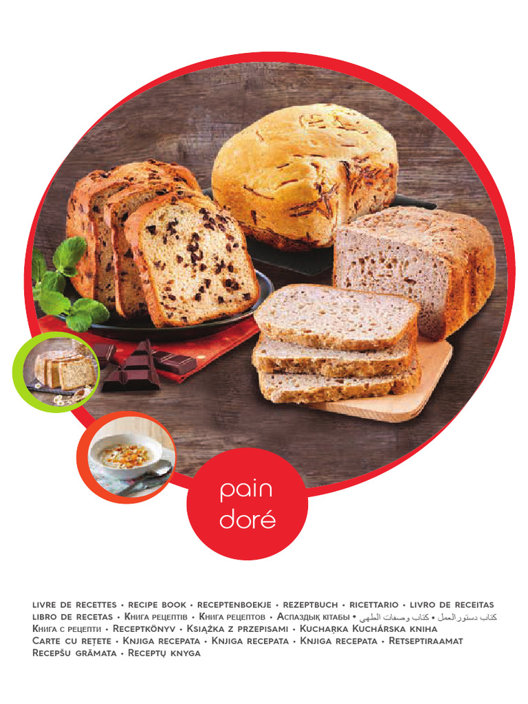 Recetario Moulinex Pain Dore | PDF