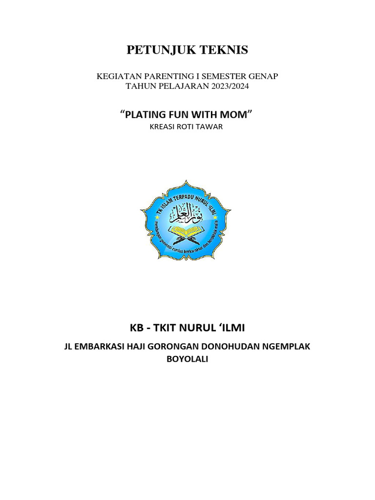 Contoh Kegiatan Parenting | PDF