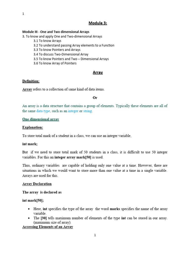 Module3 Notes Download Free Pdf Integer Computer Science