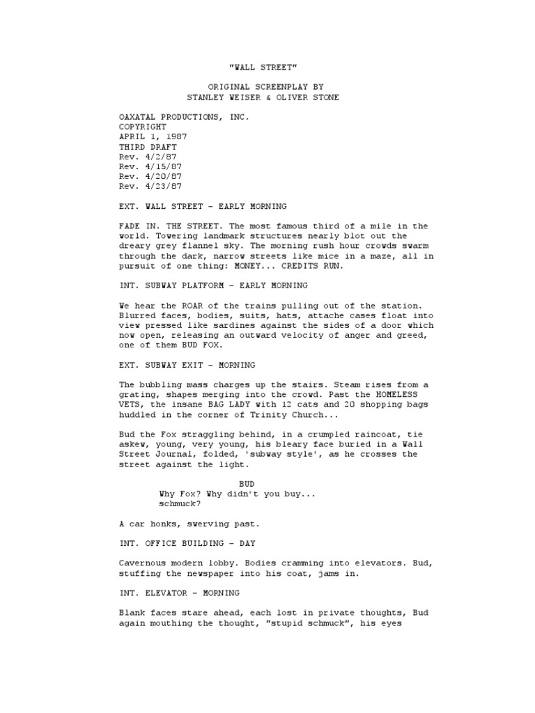 Wall Street | PDF | Business