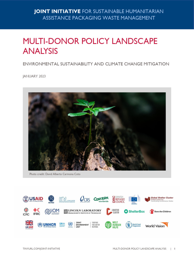 Multi Donor Policy Landscape Analysis | PDF | Sustainability | Aids