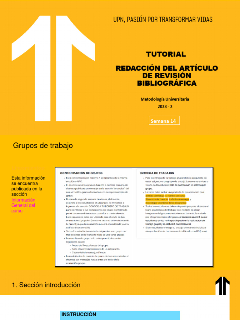 Tutorial para La Elaboraci N Del Art Culos de Revisi N Bibliogr Fica | PDF | Comprensión lectora ...