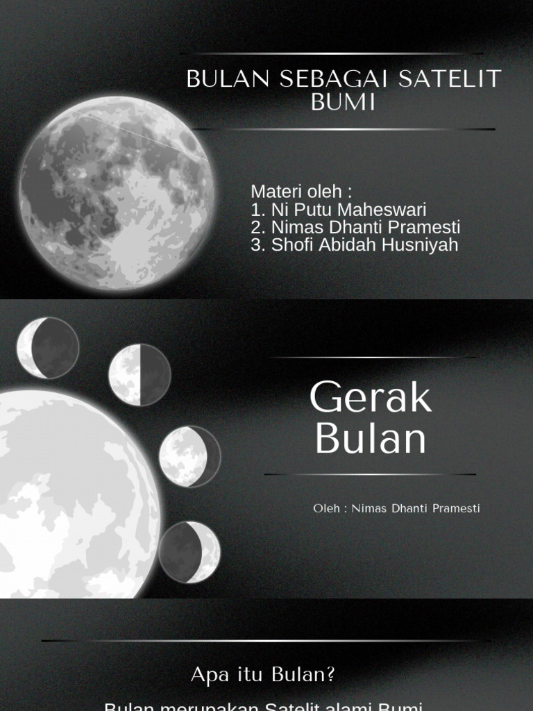Bulan Sebagai Satelit Bumi Dan Fenomena Ketidakseimbangan Pada Lapisan ...